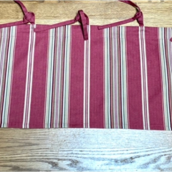 Pottery Barn | Accents | Pottery Barn Morgan Stripe Valance Cafe Tie ...